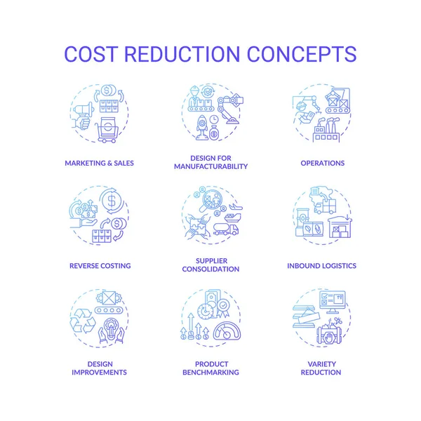 Cost reduction Vector Art Stock Images | Depositphotos