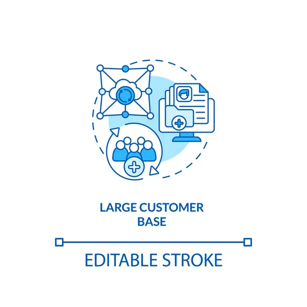 Customer base icon Vector Art Stock Images | Depositphotos