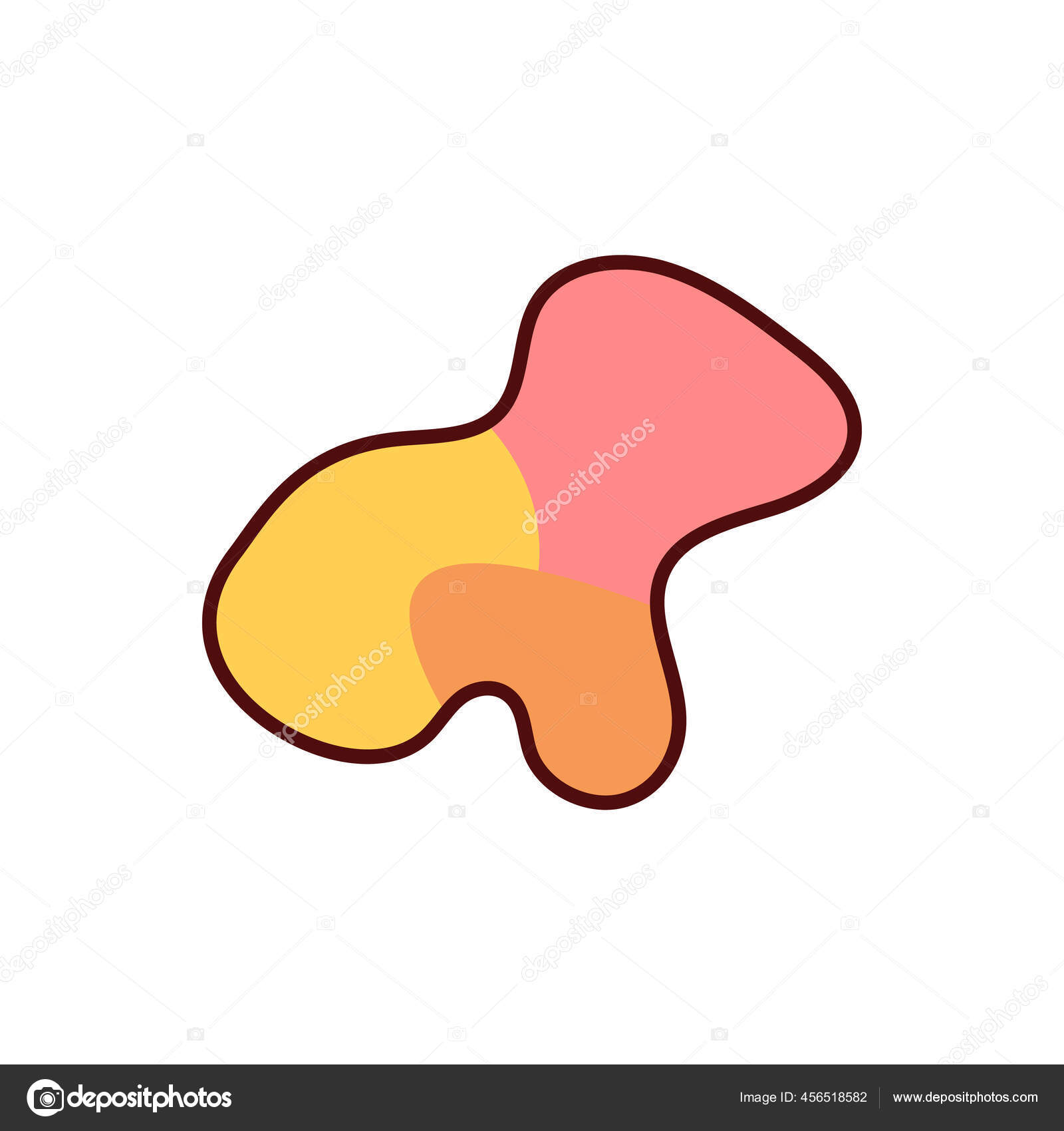 Skin Lesion Colour Variation Rgb Color Icon Colored Skin Area Stock ...