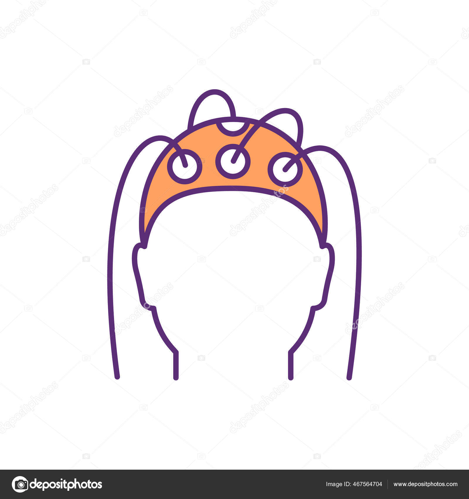 Abnormalities Detection Brain Waves Rgb Color Icon Electroencephalogram ...