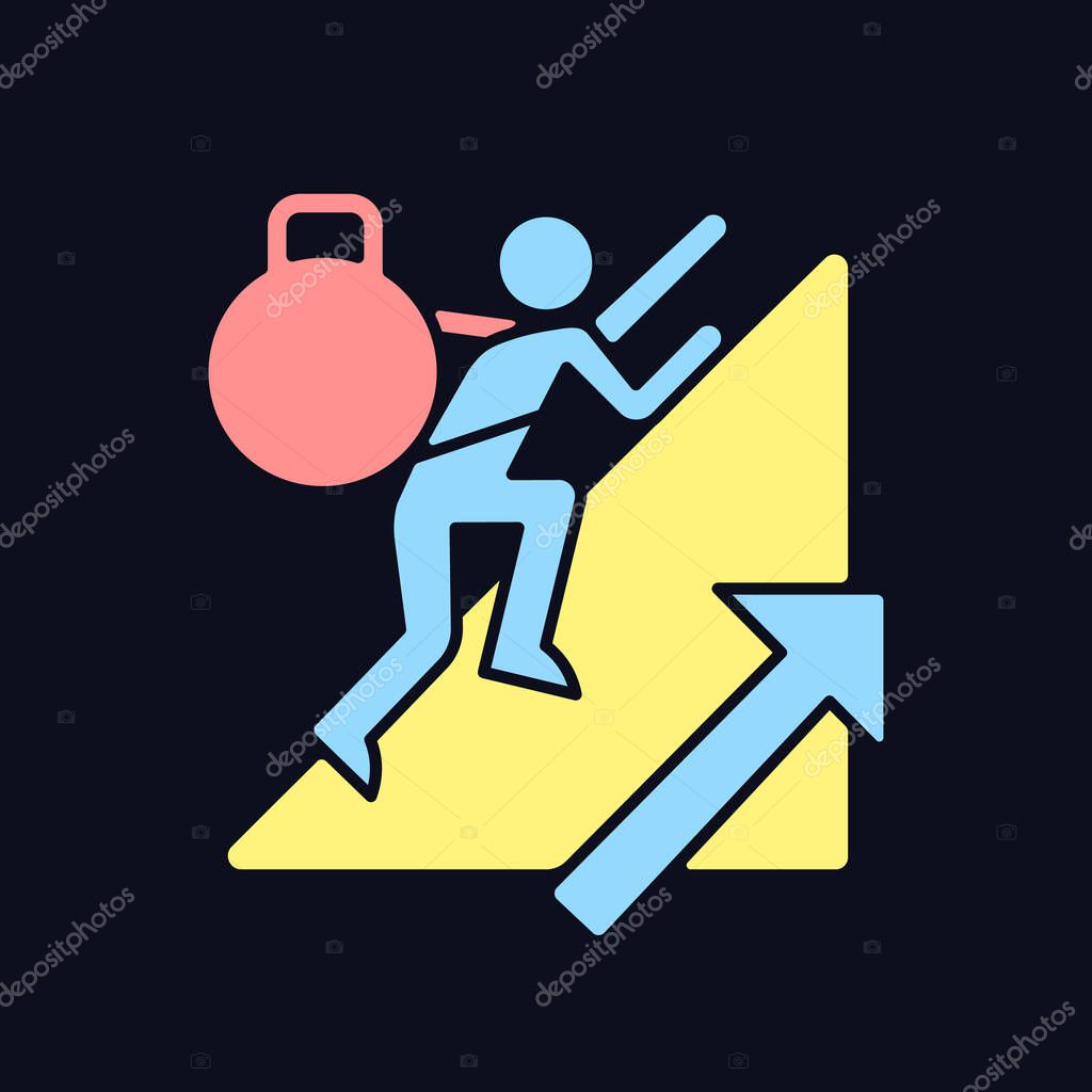 Persistencia icono de color RGB para el tema oscuro. Actividad ...