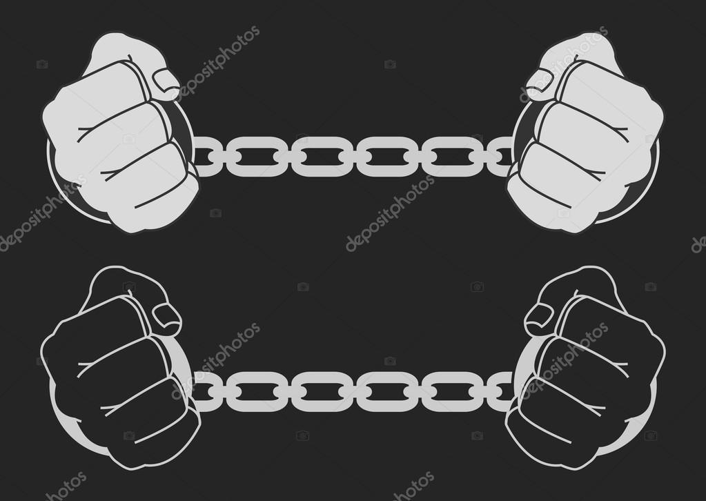 Breaking Chains Vector