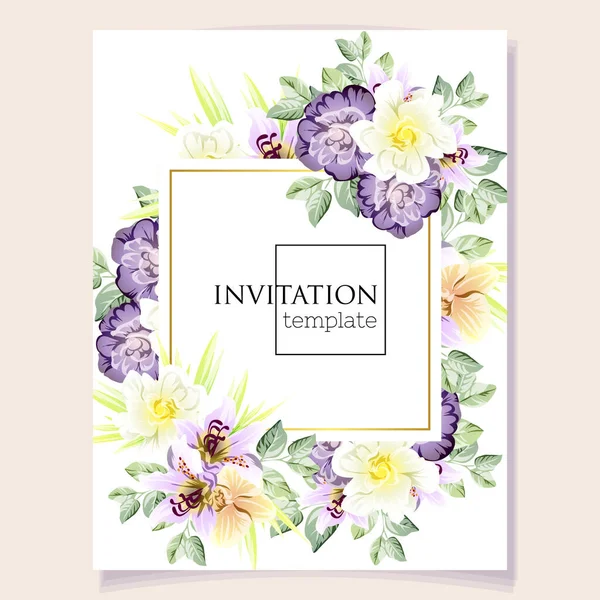 Beautiful invitation card Stock Vector by ©All-about-Flowers 431738632