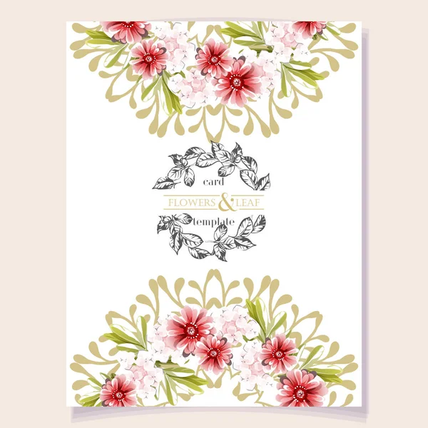 Floral Background Invitation Card Banner Poster Flyer Stock Vector by ...