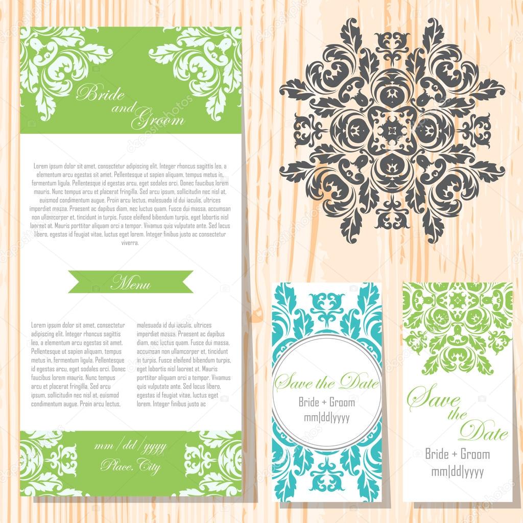 Set of abstract invitations Stock Vector Image by ©All-about-Flowers ...