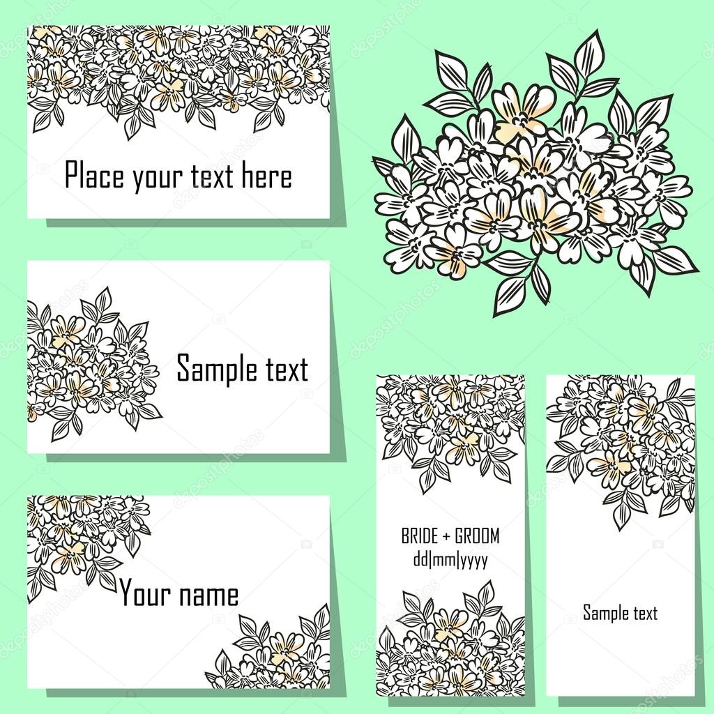 Flower background cards Stock Vector Image by ©All-about-Flowers #60926471