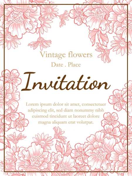 100,000 Cherry blossoms invitation Vector Images | Depositphotos