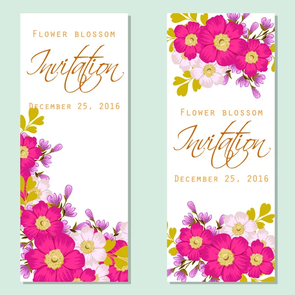 Wedding invitation card Stock Illustration by ©All-about-Flowers #72053685
