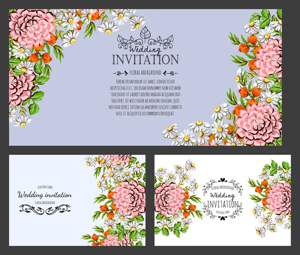 10,256,099 Wedding invitation pack Vector Images | Depositphotos