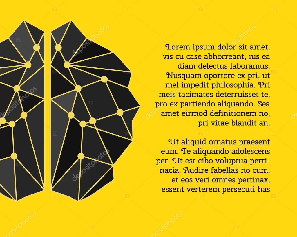 Brainstorm, brain, creation, idea poster template and elements ...