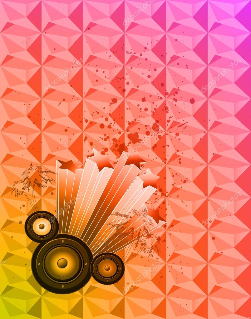 fundo para flyer de evento musical — Vetores de Stock © PlutonII #74658749