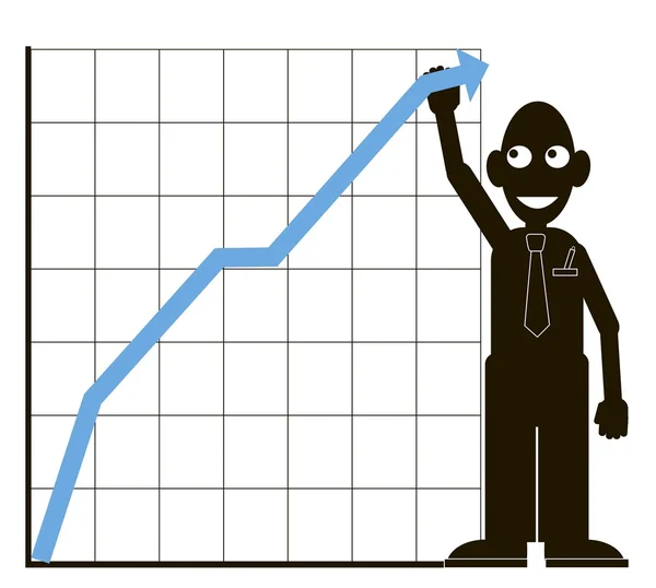 100,000 Sales chart man Vector Images | Depositphotos
