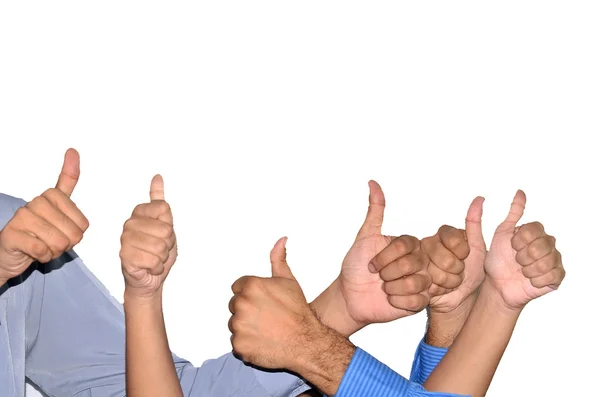 Hands showing thumbs up signs Stock Photo by ©billiondigital 118531982