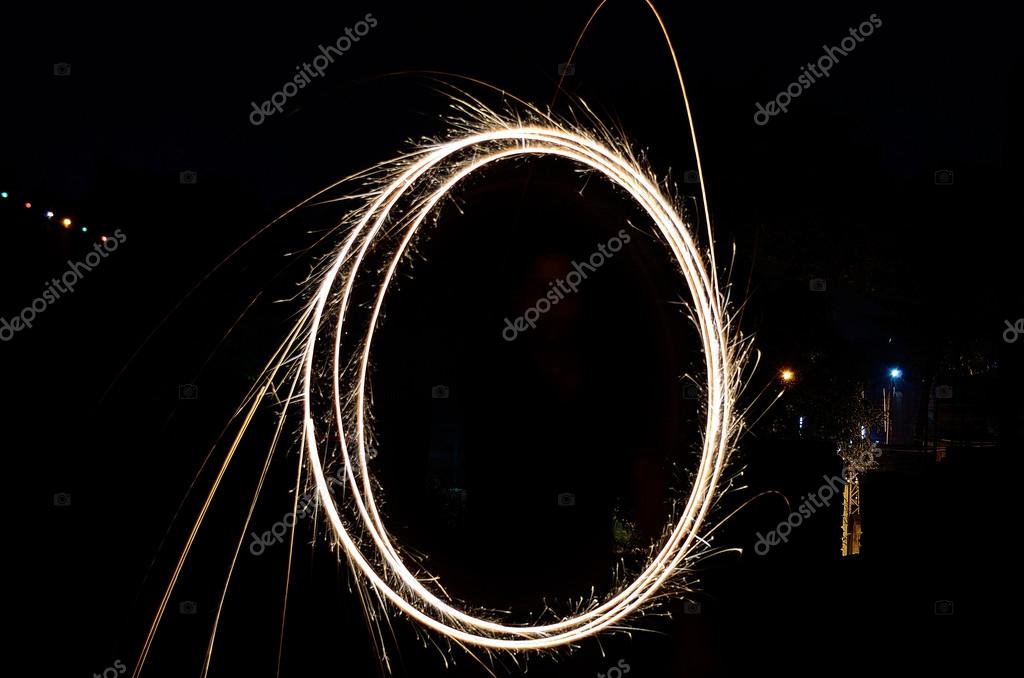 Ring of fireworks. Stock Photo by ©sbhaumik 93680524