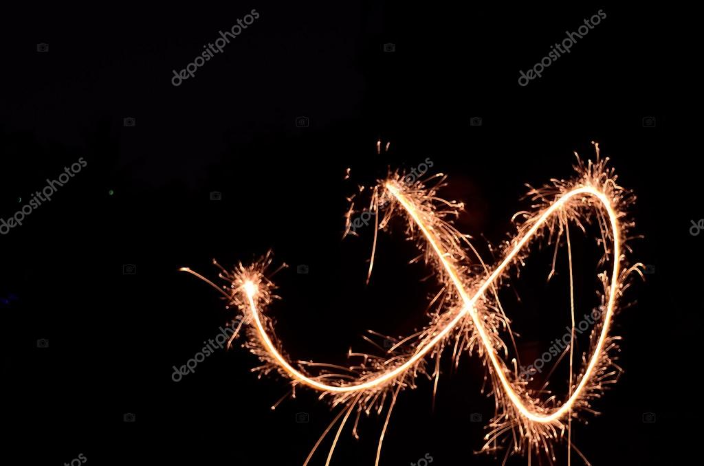 Sparkler Photography Infinity