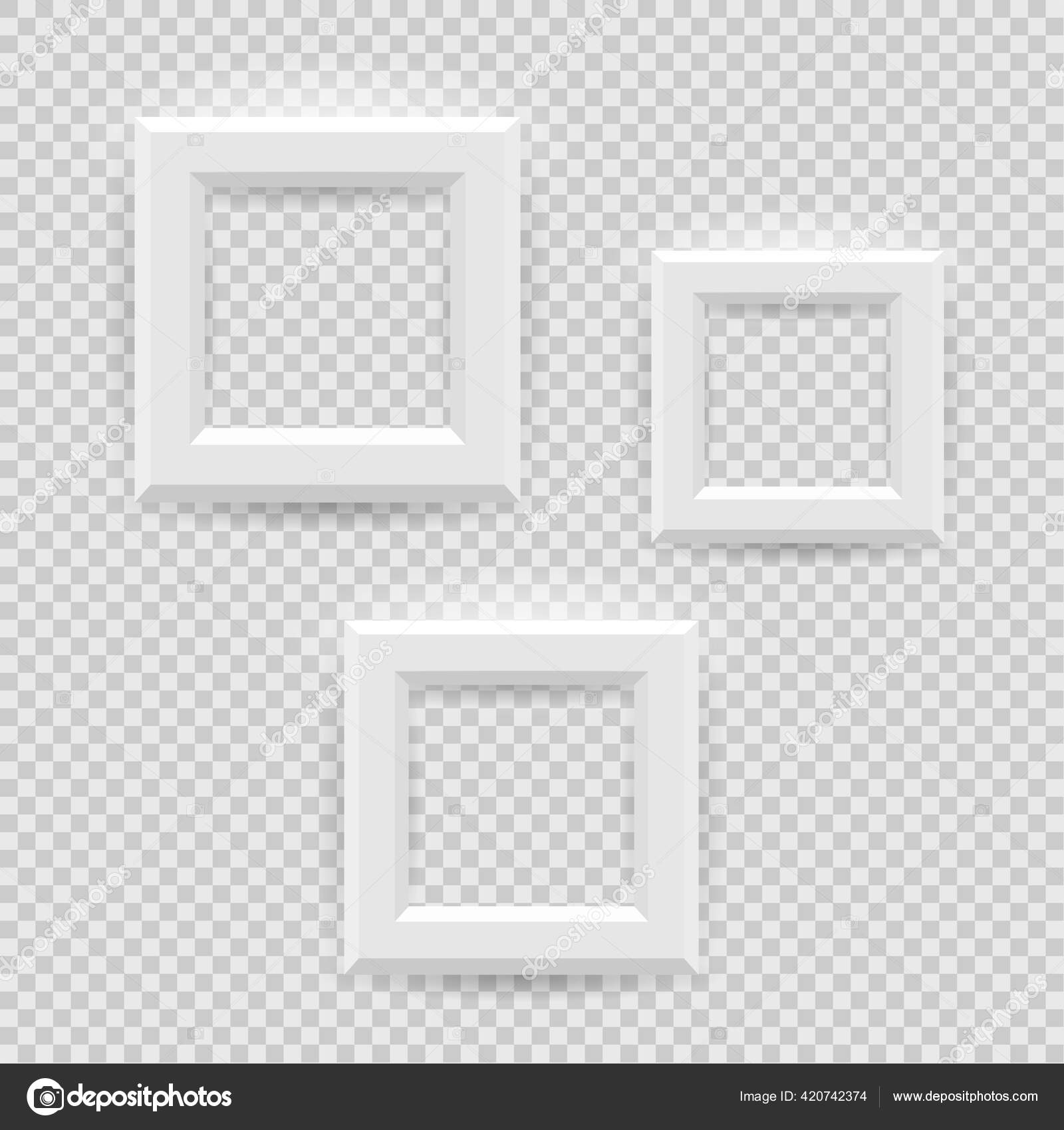 Presentation Rectangular Picture Frame Design Element Shadow ...