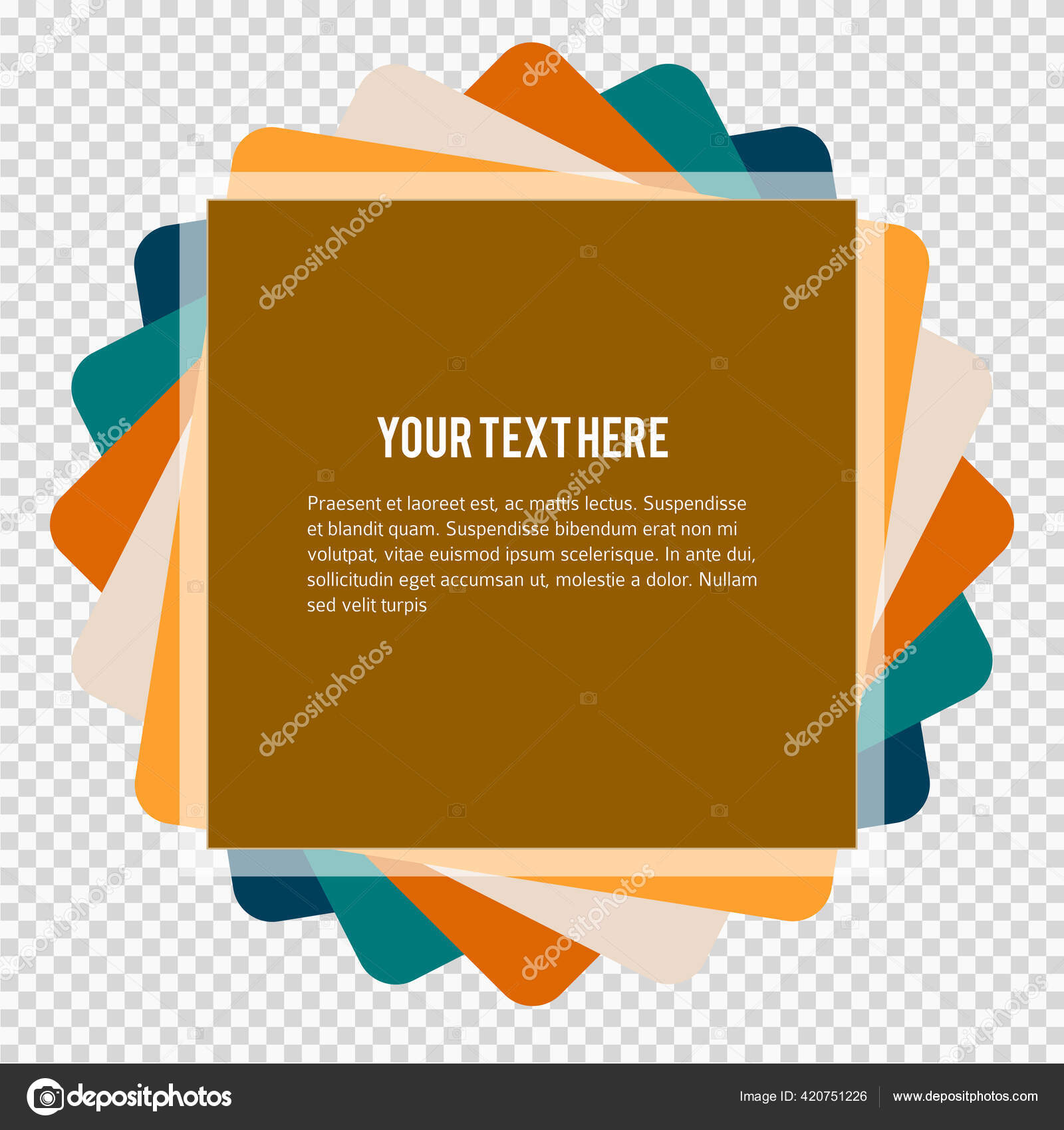 Abstract Geometric Frame Border Background Design Elements Cover Page ...