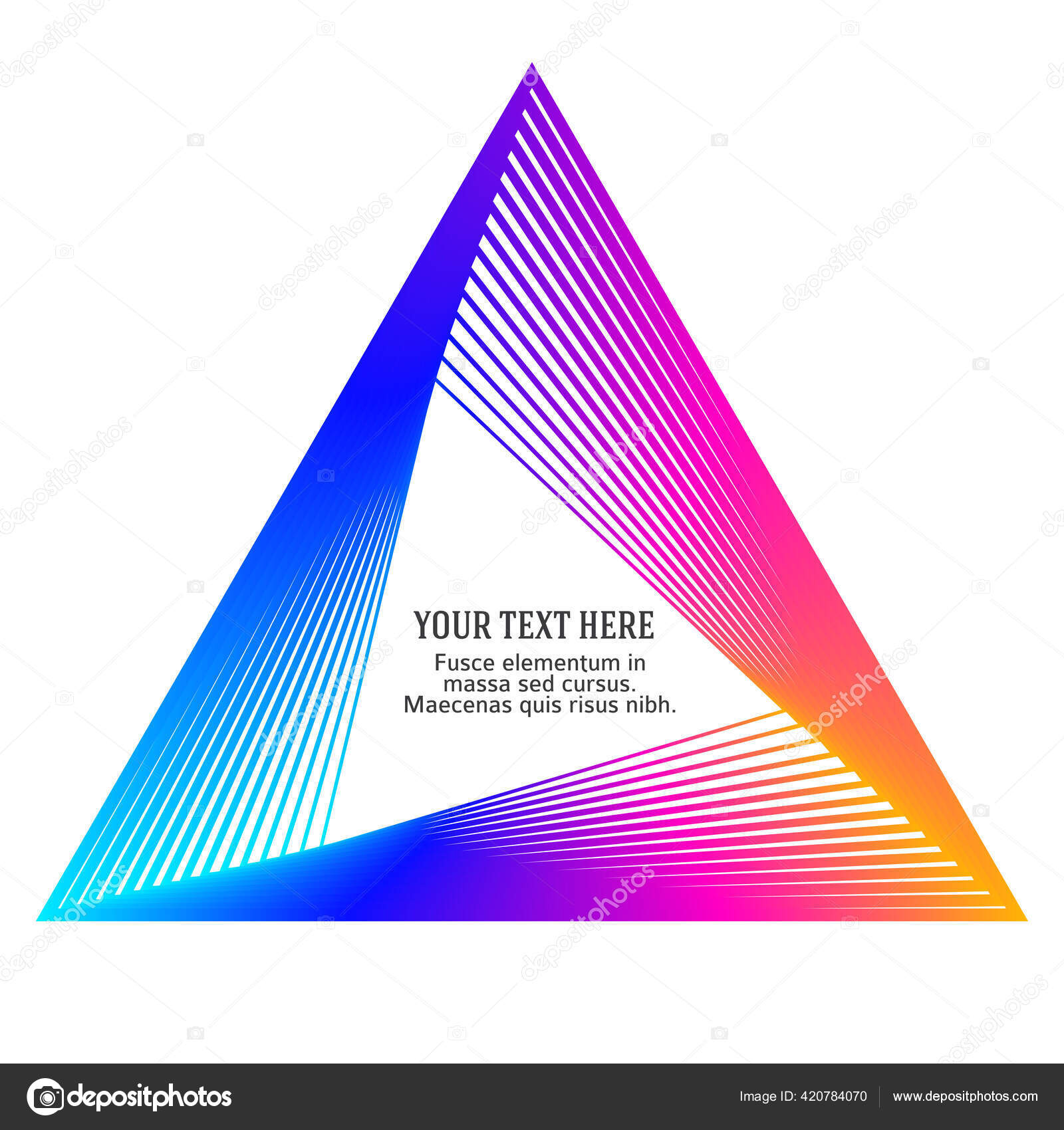 Design Elements Curved Sharp Corners Many Streak Abstract Triangle ...