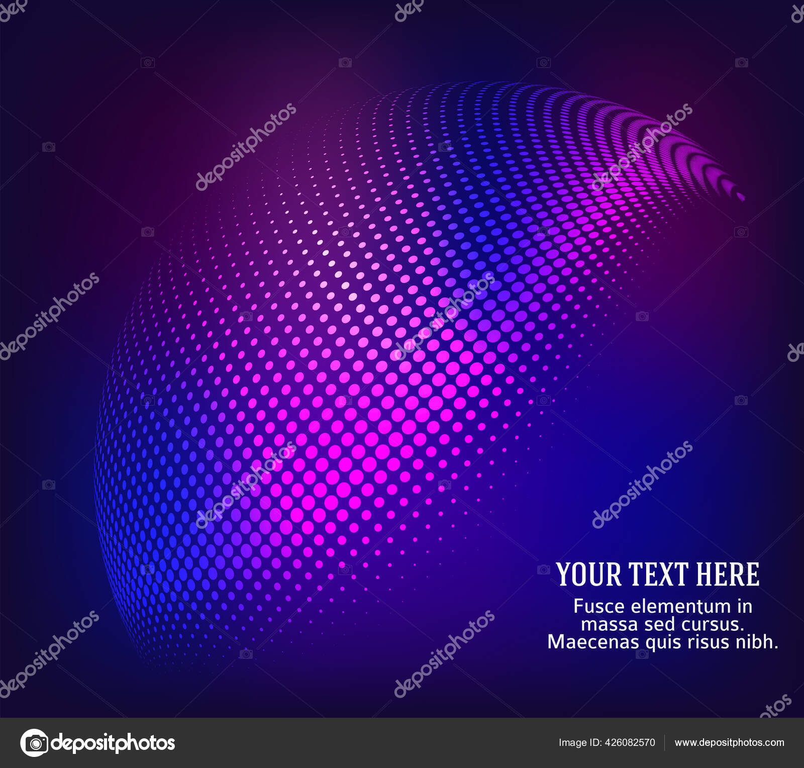 Abstract Background Advertising Brochure Design Elements Futuristic ...