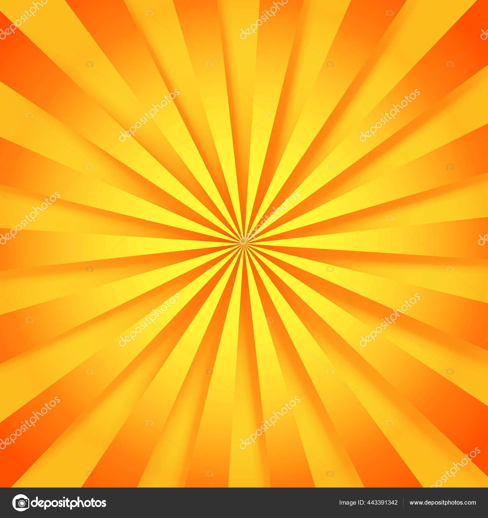 Summer Background Orange Yellow Rays Summer Sun Hot Swirl Space Stock ...