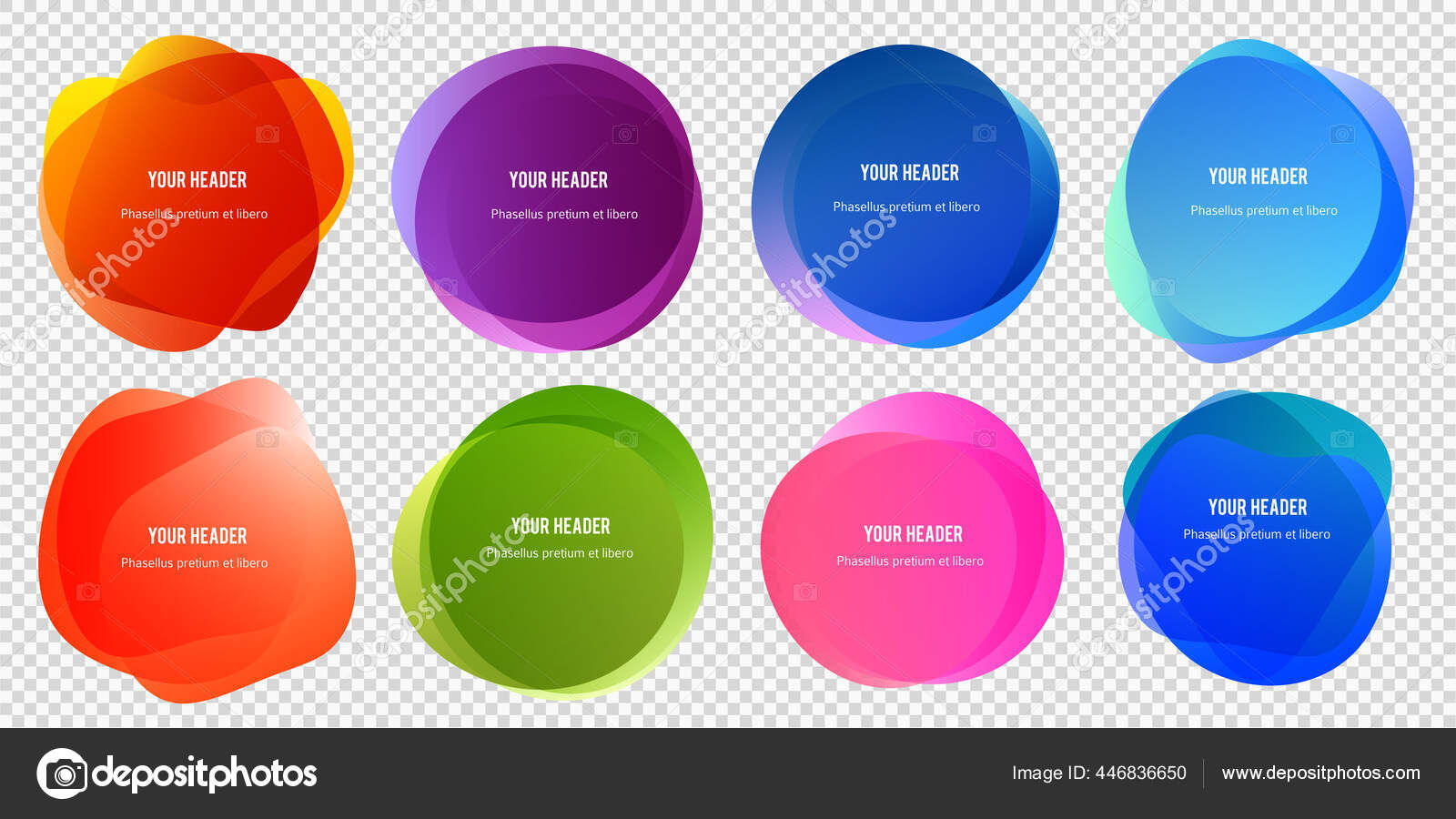 Abstract Blur Shapes Color Gradient Iridescent Colors Effect Soft ...