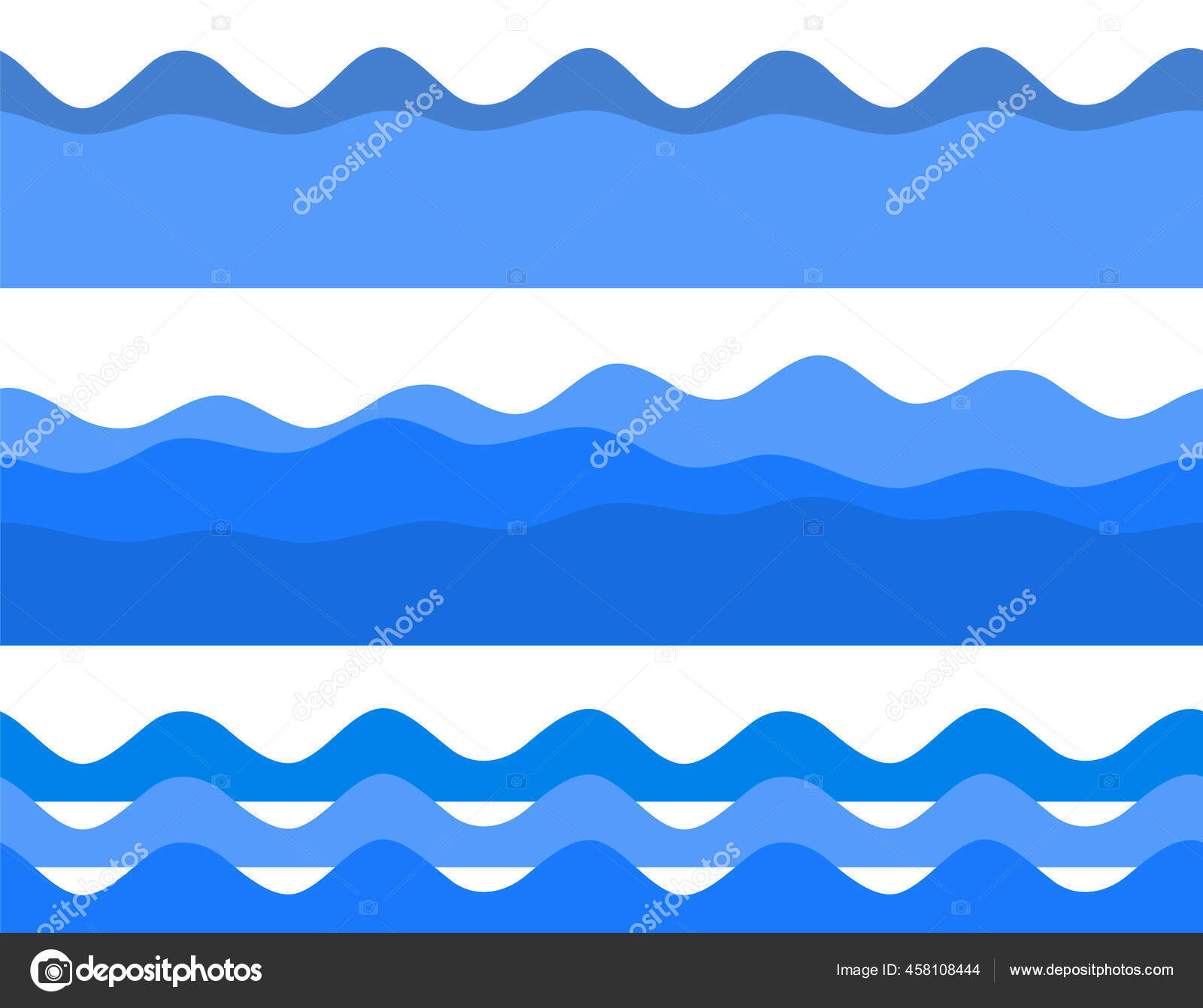 Freshness Natural Theme Fresh Water Background Blue Elements Design ...