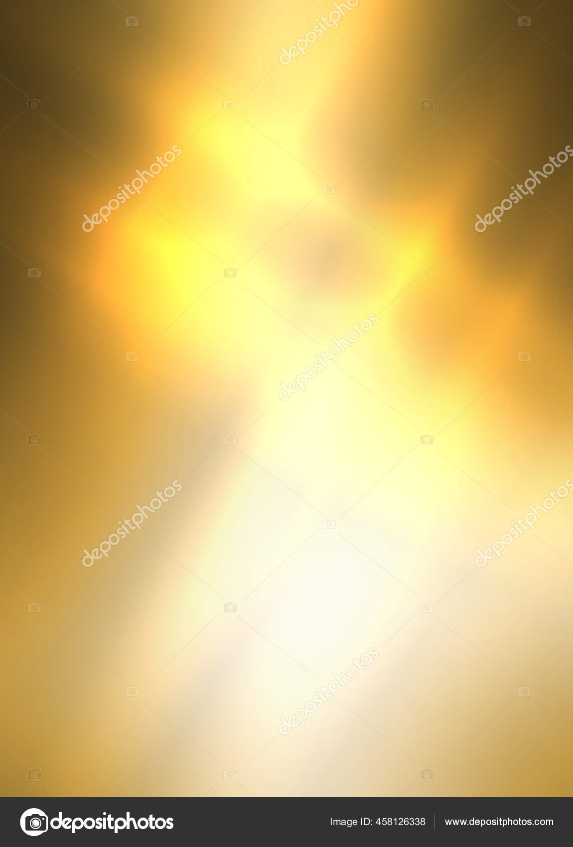 Gold Background Advertising Brochure Design Elements Hexagon ...