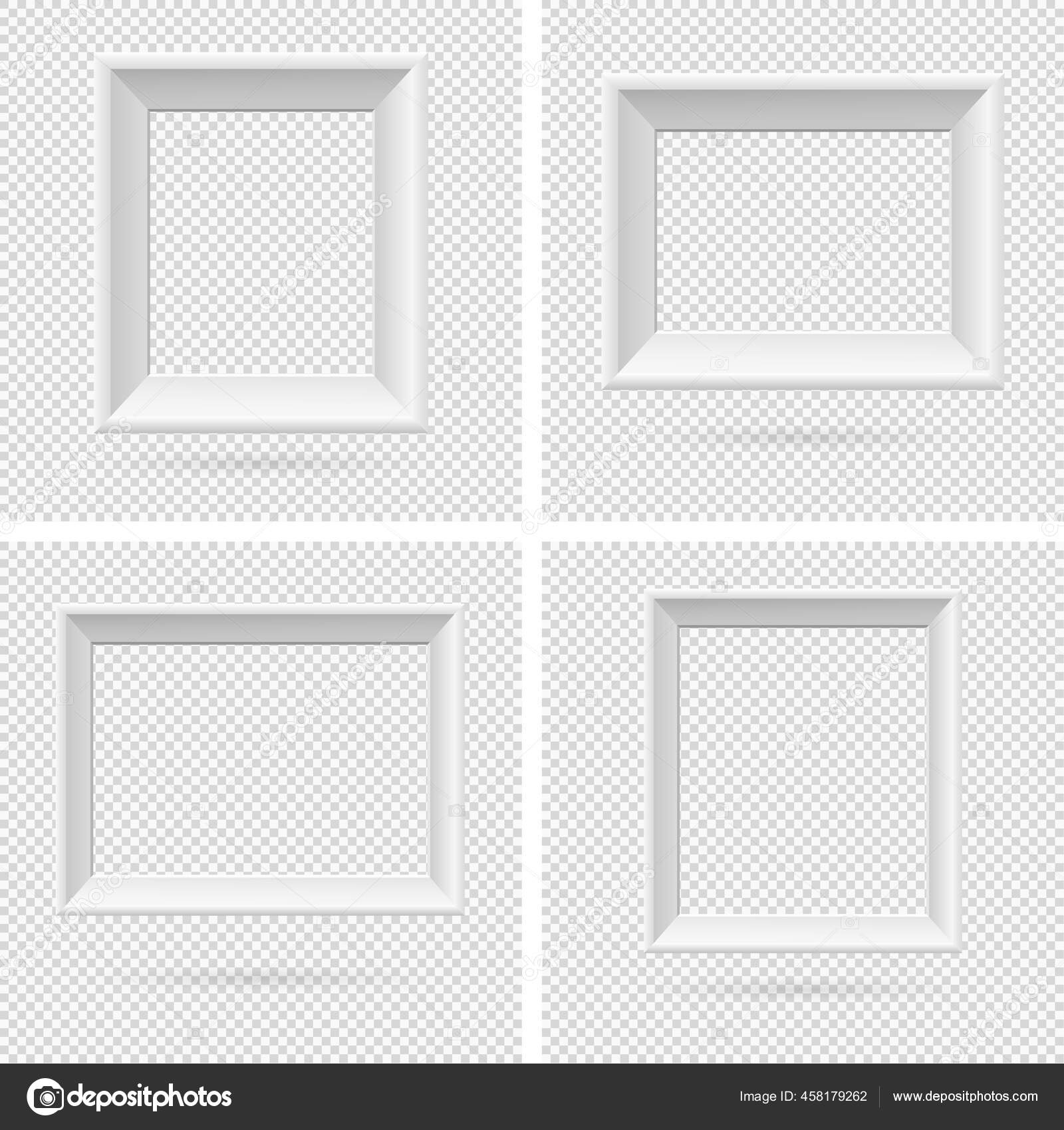 Presentation Rectangular Picture Frame Design Element Shadow ...