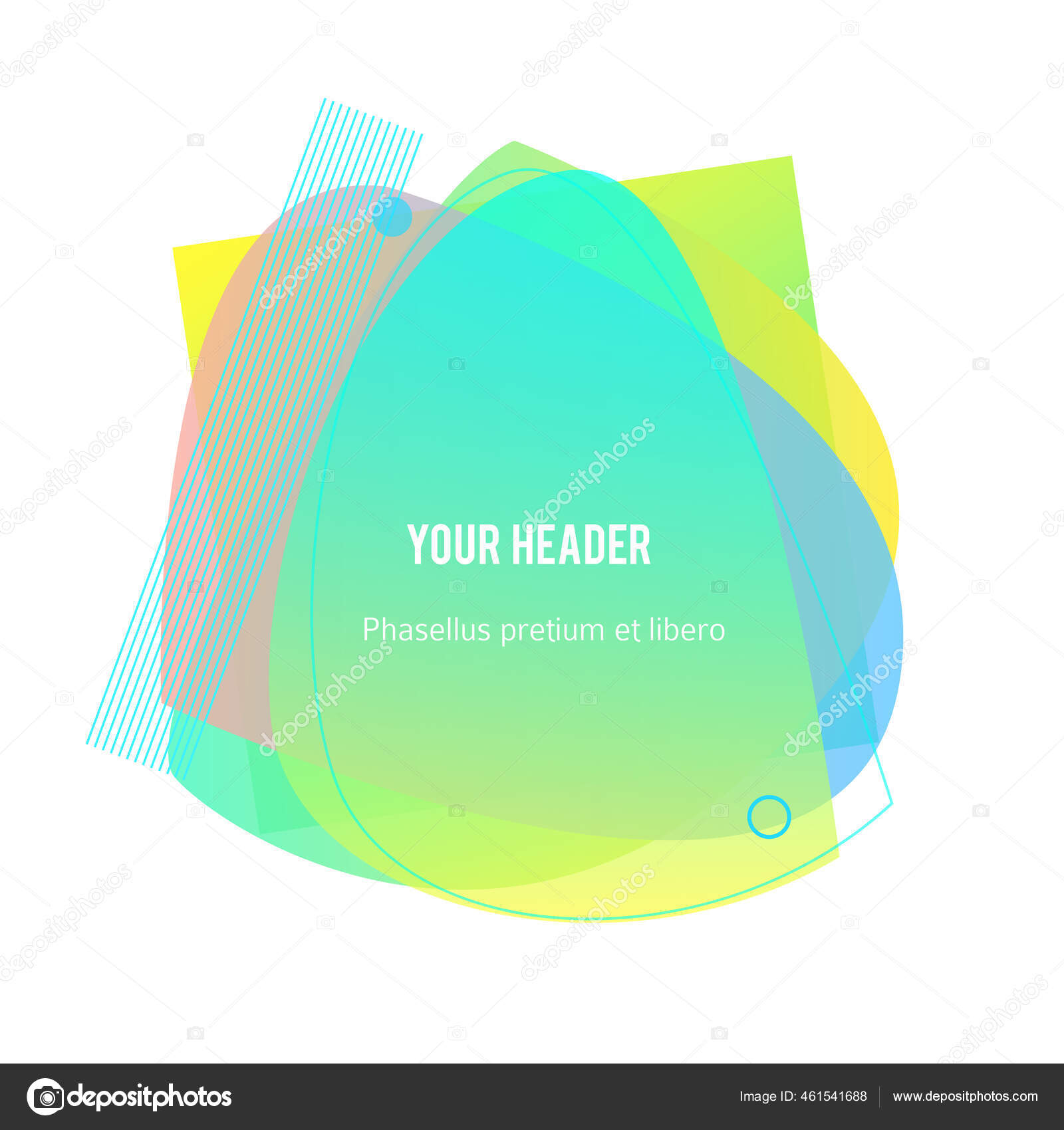 Abstract Blur Shapes Color Gradient Iridescent Colors Effect Soft ...