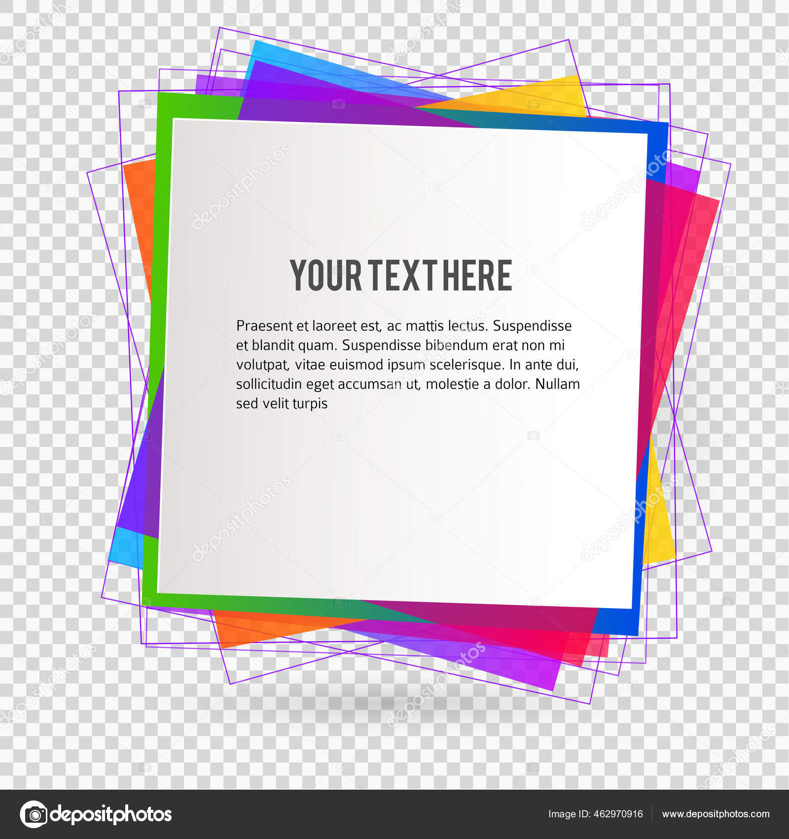 Abstract Geometric Frame Border Background Design Elements Cover Page ...