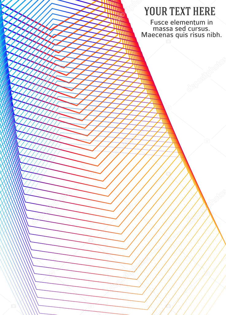 Diseño elemento rotación intersección superposición líneas delgadas ...