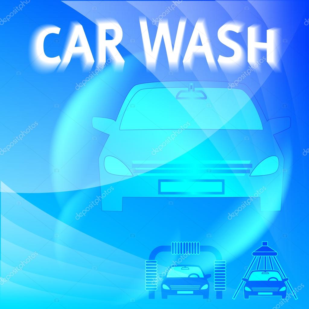 Carwash-layout-cover-page-flyer-washing-car Stock Vector by ...