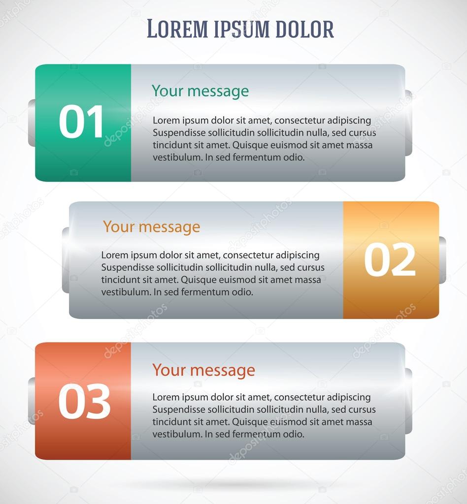 Battery-banner-horizontal-web-presentation Stock Vector Image by ...