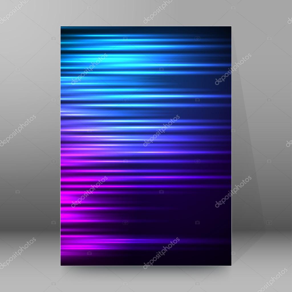 Purple glow blue cover page brochure background Stock Vector Image by ...