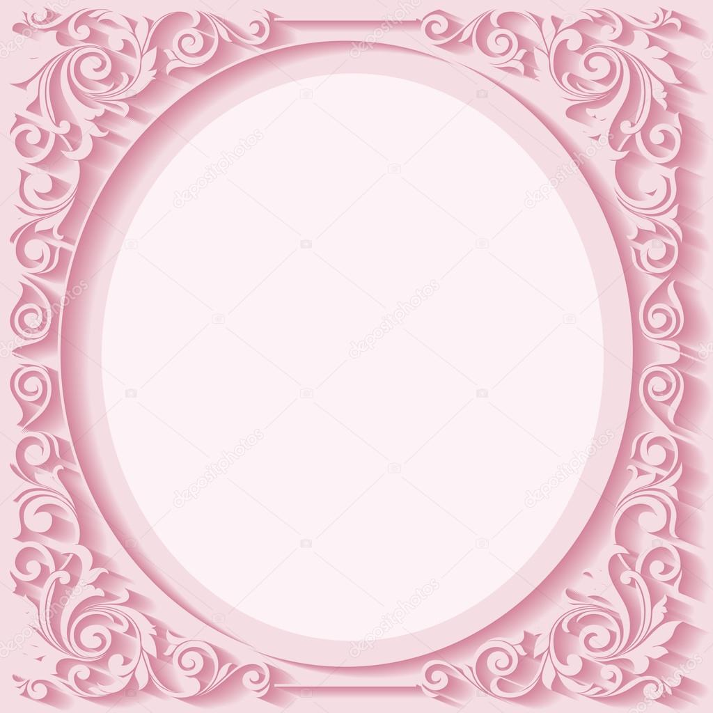Pink Vintage Borders