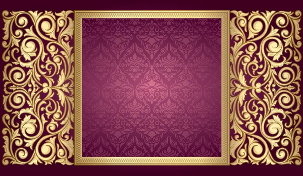 100,000 Gold purple frame Vector Images | Depositphotos