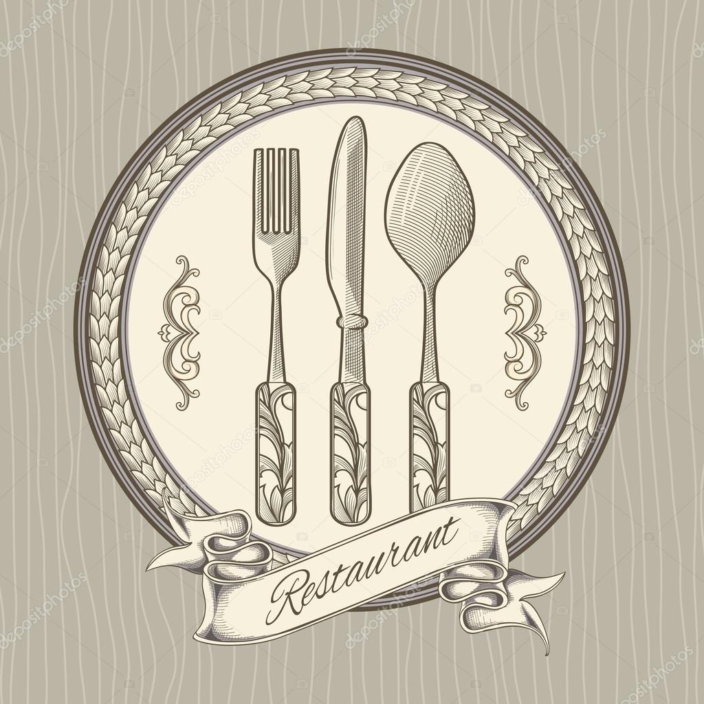 Vintage restaurant menu design element Stock Vector by ©alex_scholar ...