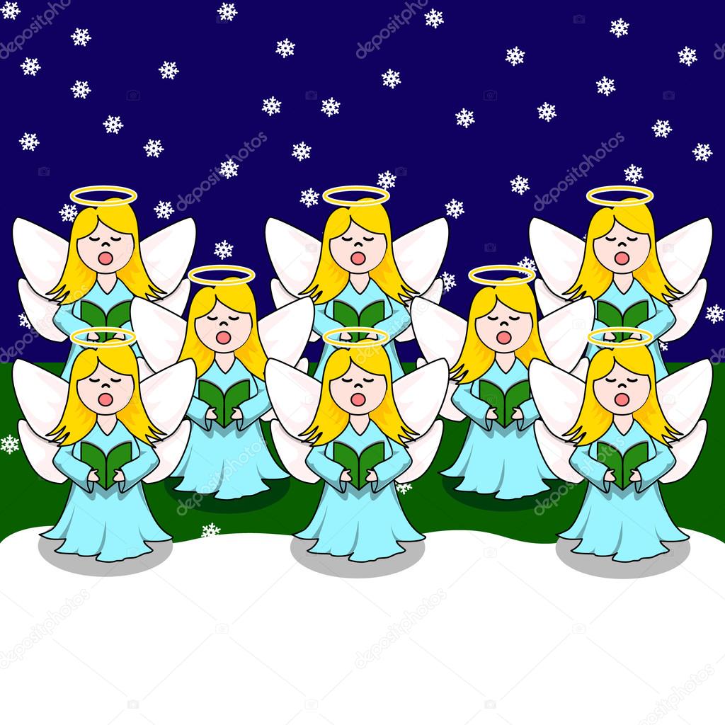 Angel Choir Clip Art