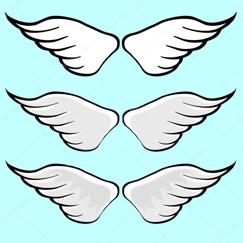 Ala Vector de dibujos animados 2024