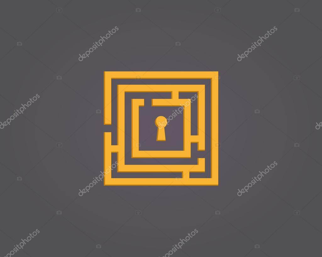 Colorful abstract maze logo Stock Vector Image by ©lifeking83 #65271331