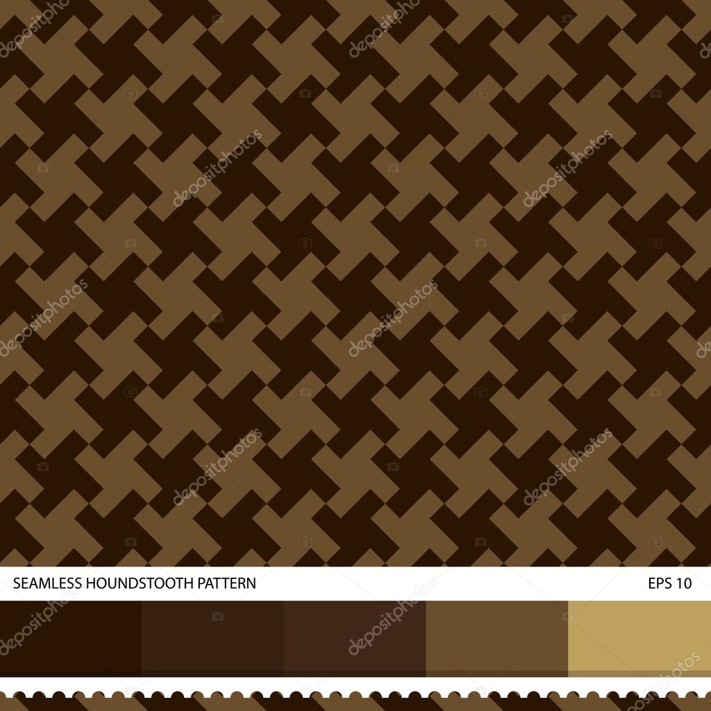 Houndstooth seamless pattern background Stock Vector by ©wbbstock 61005005