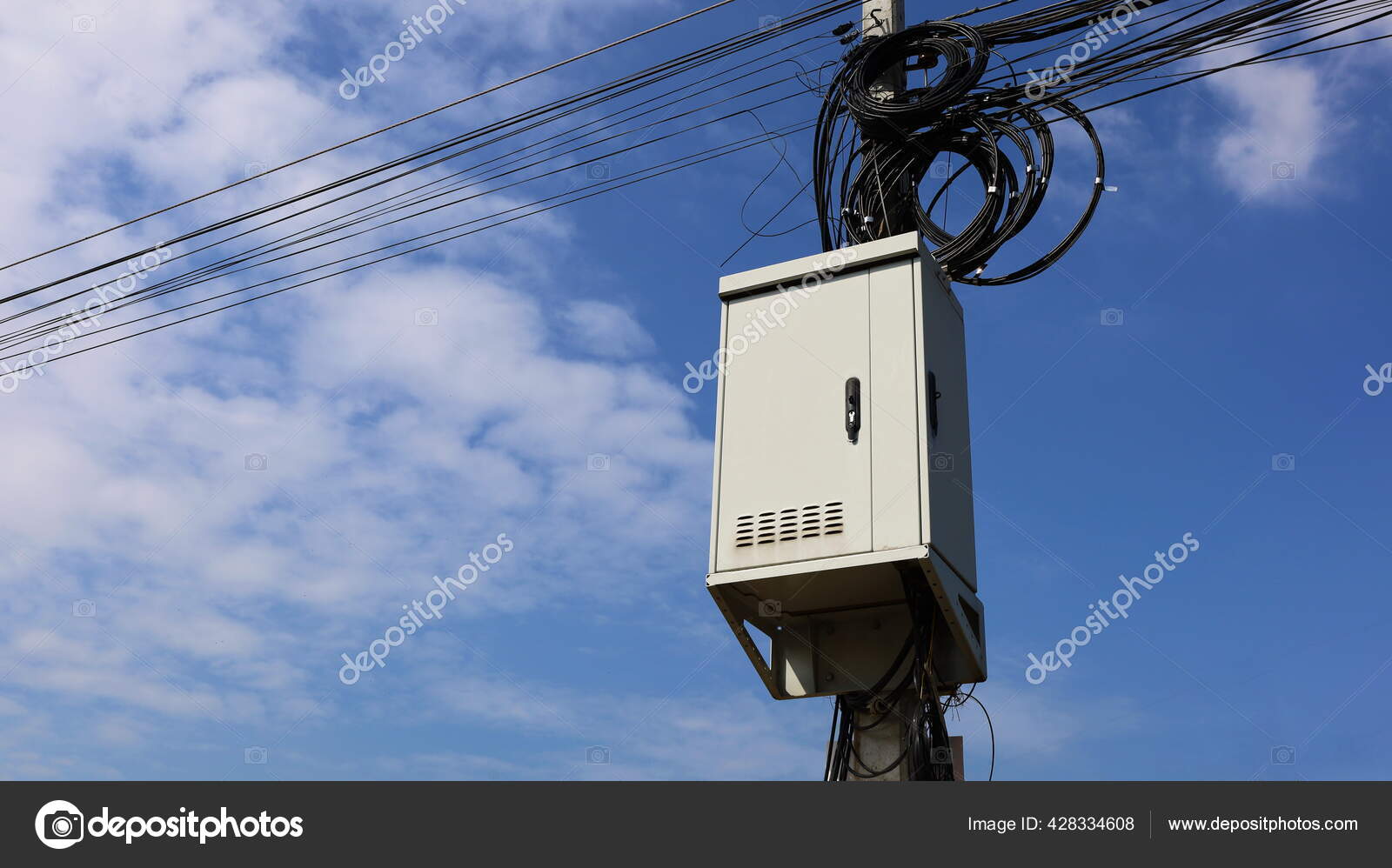 Node Cabinet Concrete Columns High Speed Internet Fiber Optic Junction ...