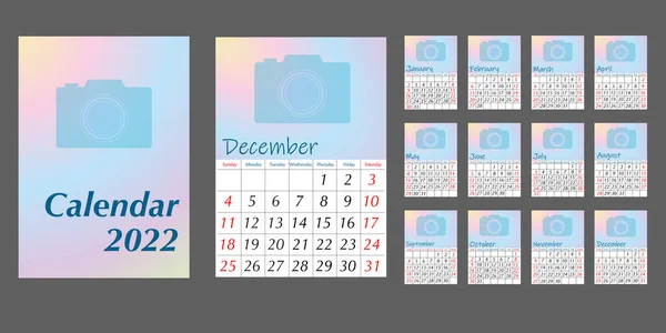 Kamera takvimi 2025 Vector Images | Depositphotos