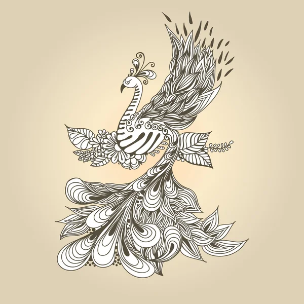 Phoenix tattoo design Vector Art Stock Images | Depositphotos