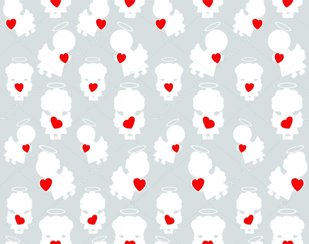 Angels pattern — Stock Vector © Xarlyxa #63834755