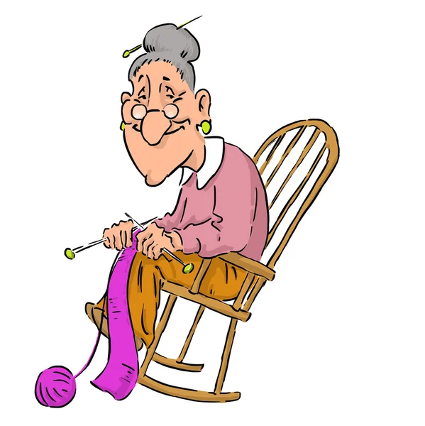 51 ilustraciones de stock de Granny rocking chair | Depositphotos