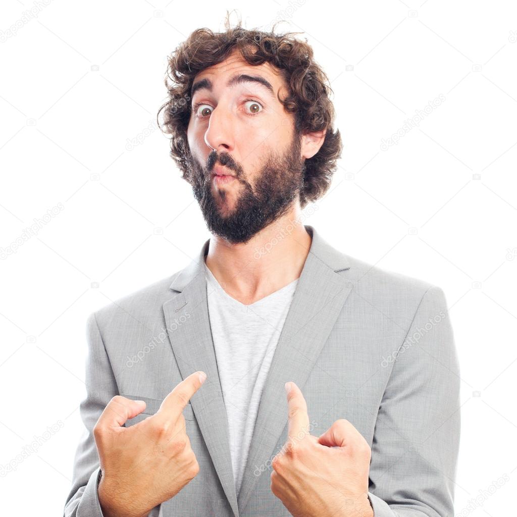 Young crazy man Stock Photo by ©kues 62151539