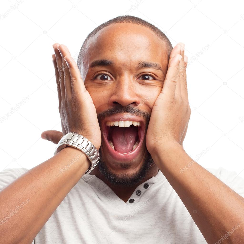 Young cool black man surprised Stock Photo by ©kues 62167345 Young cool black man surprised Stock Photo by ©kues 62167345
