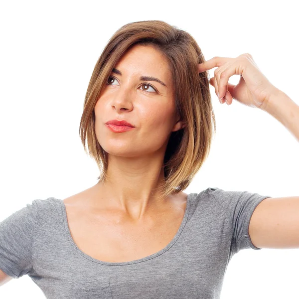 Young cool woman thinking Stock Photo by ©kues 62171385