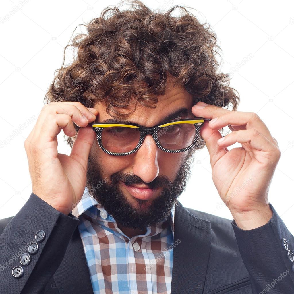 Young crazy man Stock Photo by ©kues 62171447